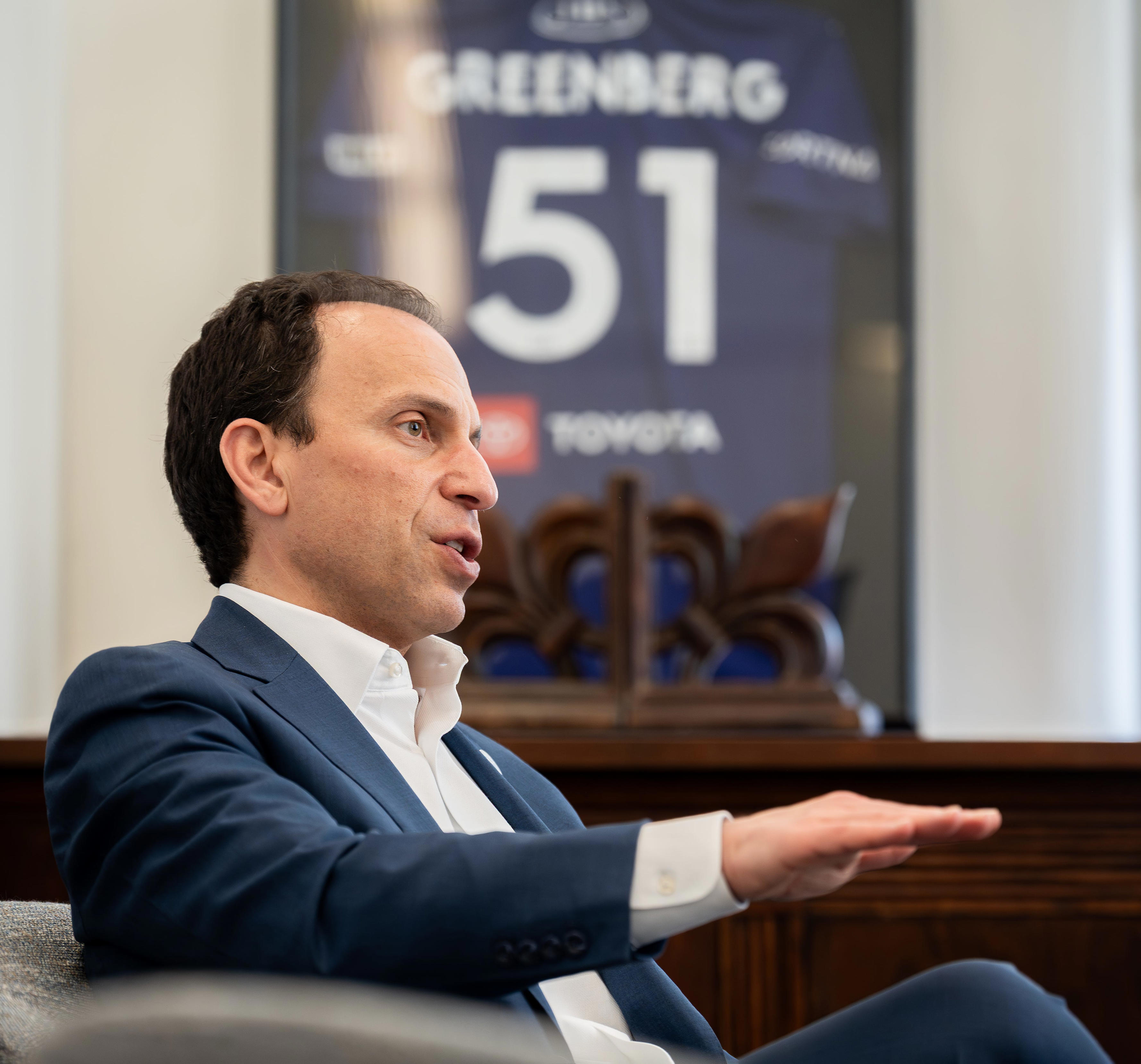 Greenberg budget proposes funding for new library, police recruitment