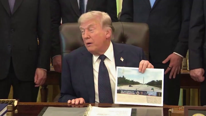 Trump brags about tacky makeover of another national treasure