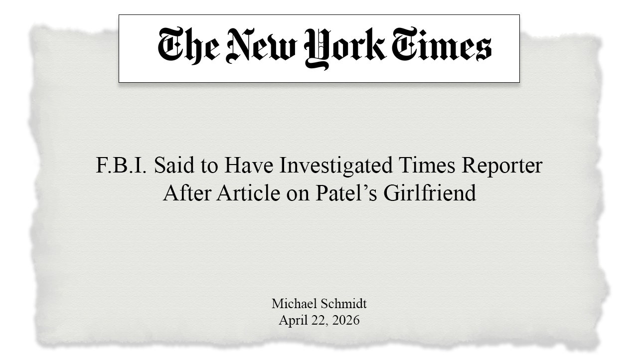 FBI Director Kash Patel, New York Times clash over paper's claim its ...