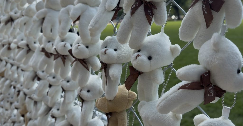20,000 teddy bear display on National Mall: 'Bring Ukrainian children' home