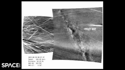 The amazing NASA probe footage flying through the sun's corona