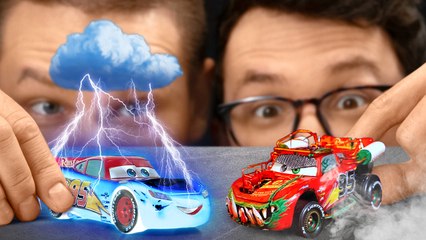 Epic RC car battle ⚡🚗 Lightning McQueen vs Chainsaw Man's car challenge
