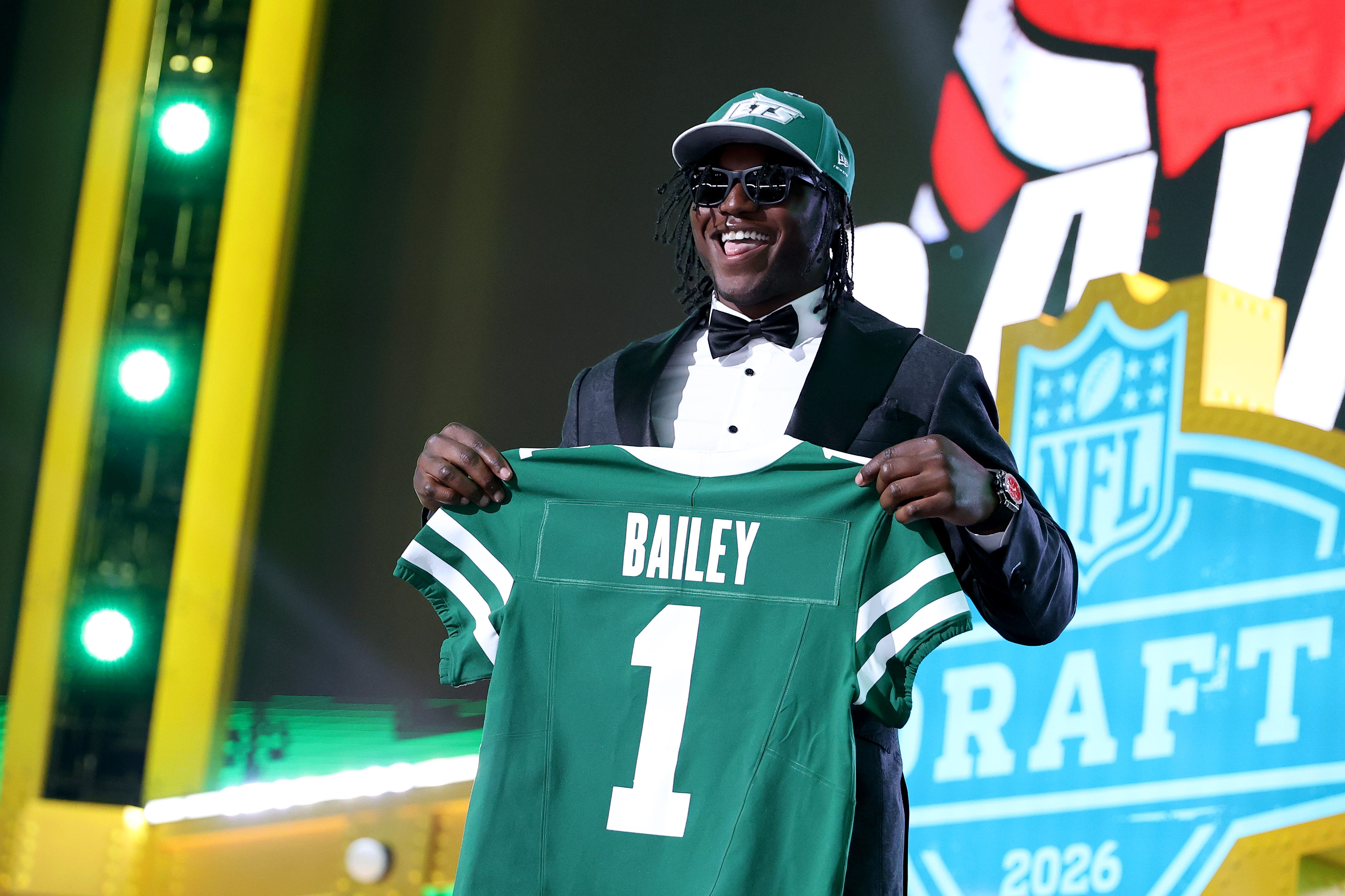David Bailey is the No. 2 pick in the 2026 NFL Draft, shop his new Jets ...
