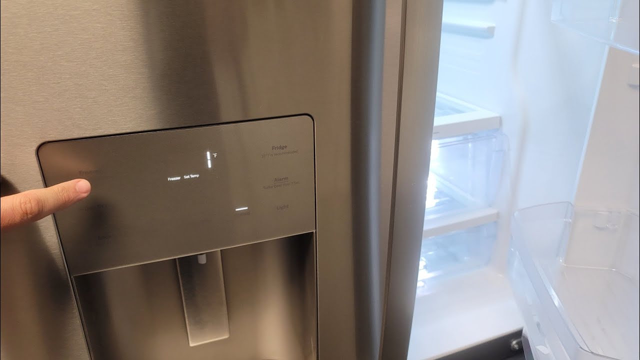 GE French door refrigerator diagnostics - forced defrost, demo mode and ...