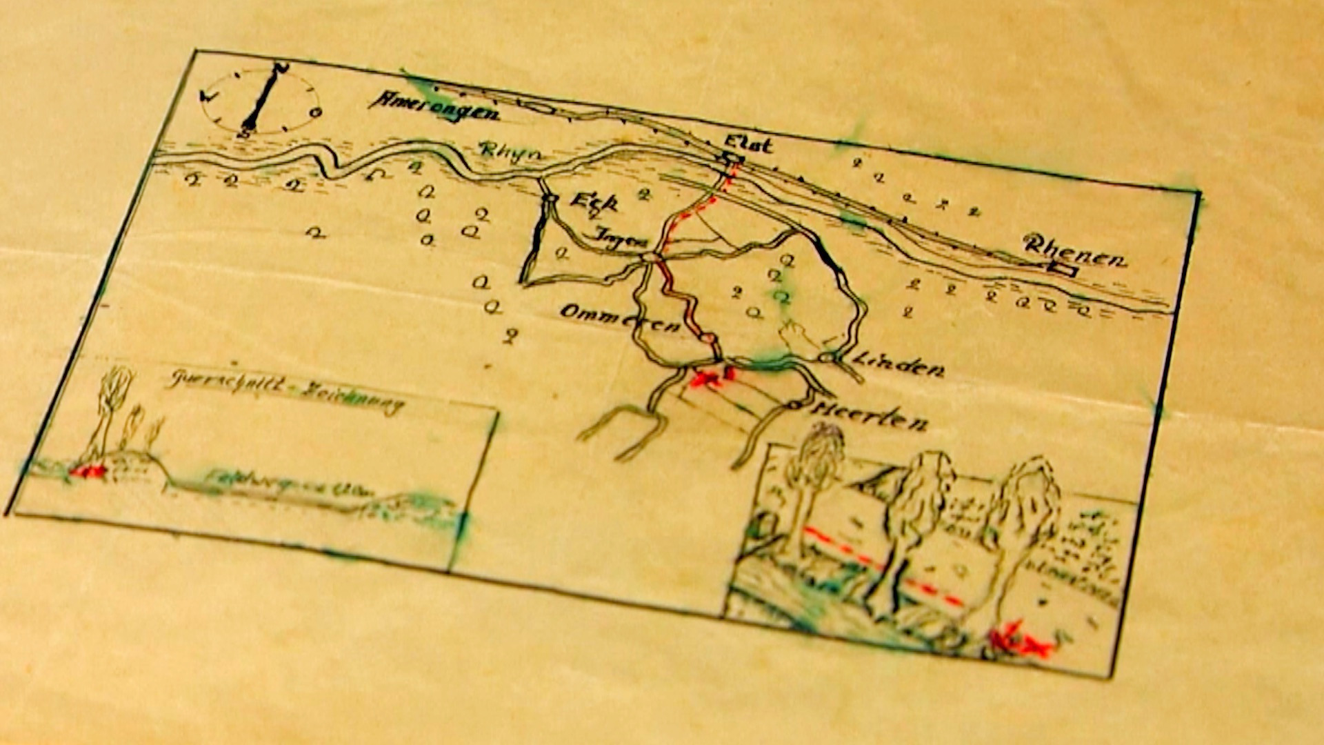 Inside the Dutch archives: Nazi map reveals buried treasure location