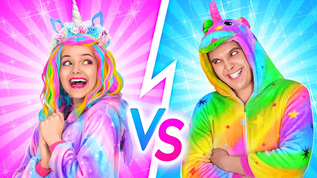 Good unicorn vs bad unicorn || Funny DIY food pranks on friends! Real ...