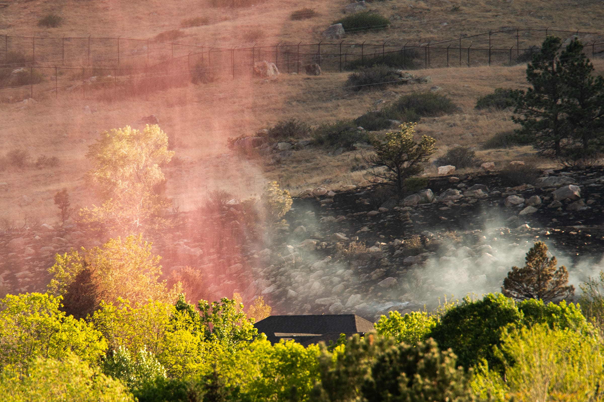 Loose power line sparked west Fort Collins wildfire, PFA says