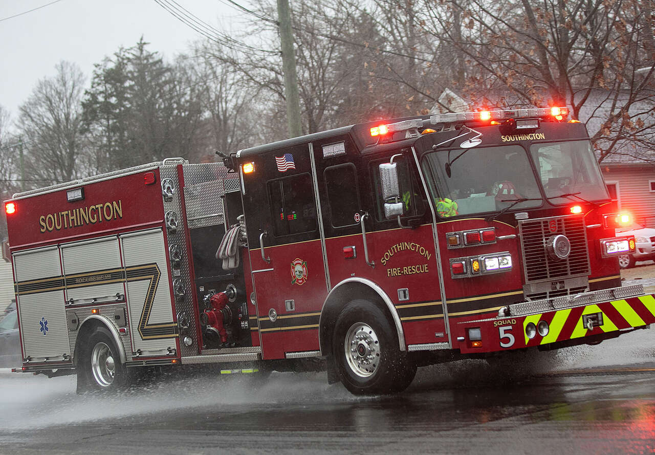 Firefighters rescue dog from Southington camper fire that injured resident