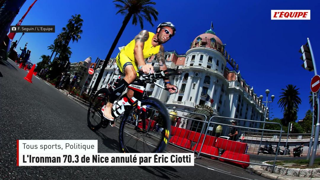 L'Ironman 70.3 de Nice annulé par Eric Ciotti