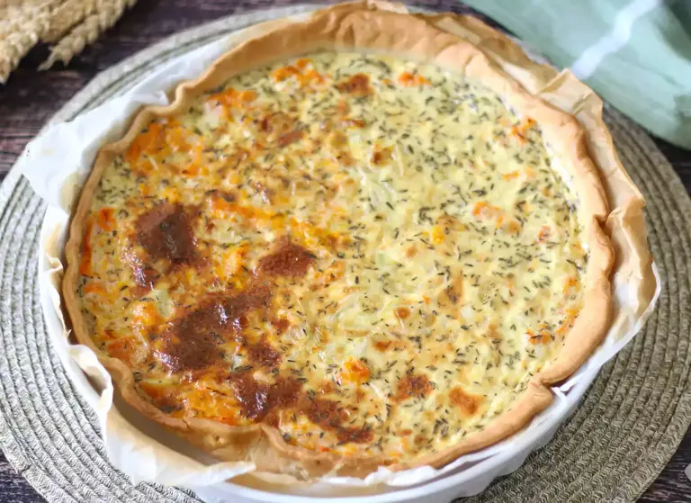 Pumpkin pie, for a simple and effective meal