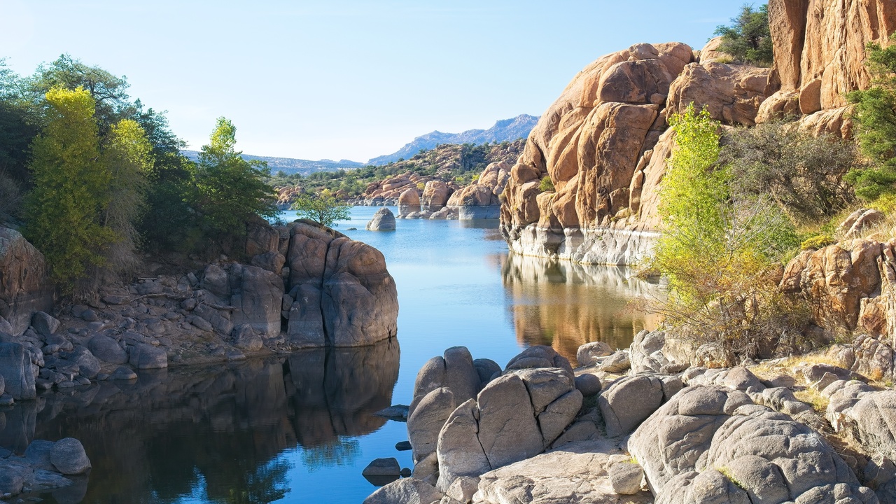 Four miles from downtown Prescott, Arizona sits a lake inside 1.4 ...