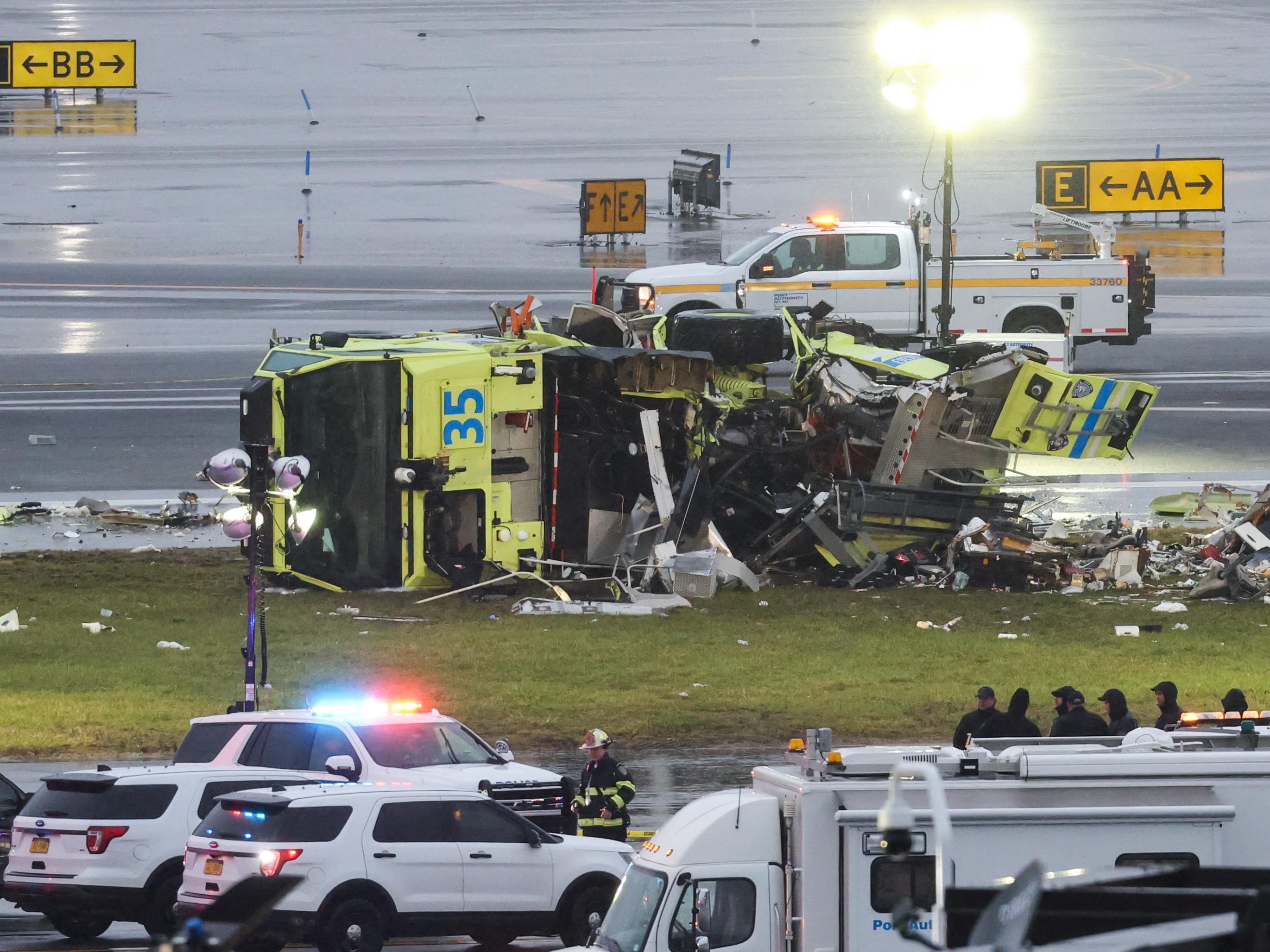 Accident à LaGuardia : un pompier a entendu « stop » avant de frapper l ...