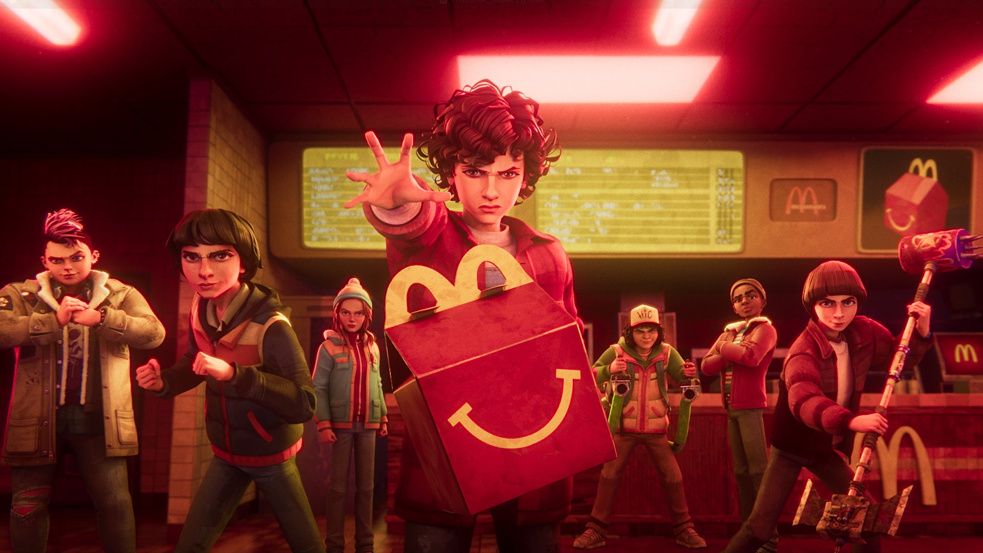 Stranger Things: Tales from '85 x McDonald's Happy Meal teaser