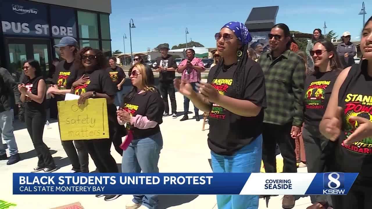 Cal State Monterey Bay students protest after racially charged graffiti ...