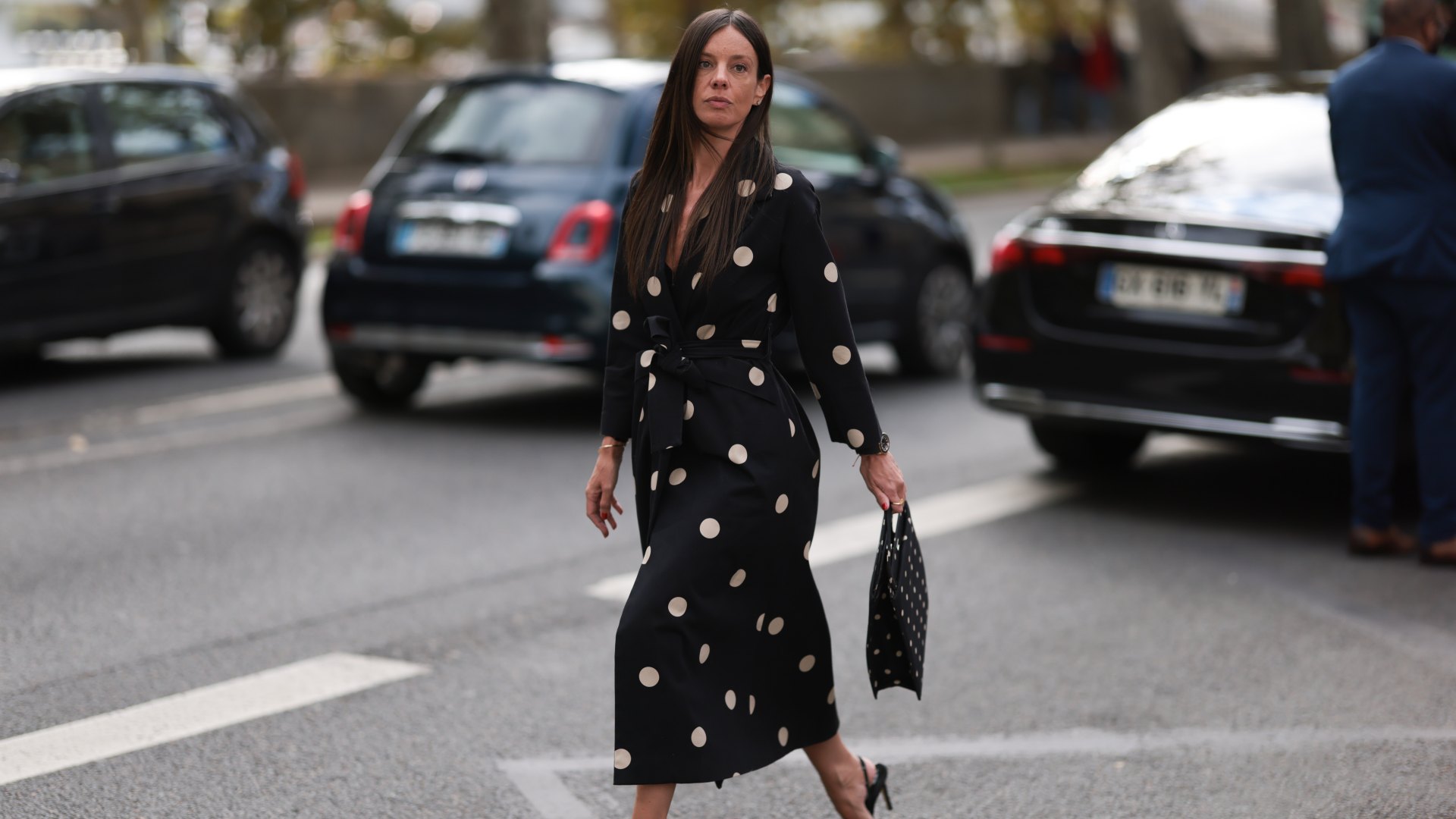 Polka dot dresses are already taking over spring 2026