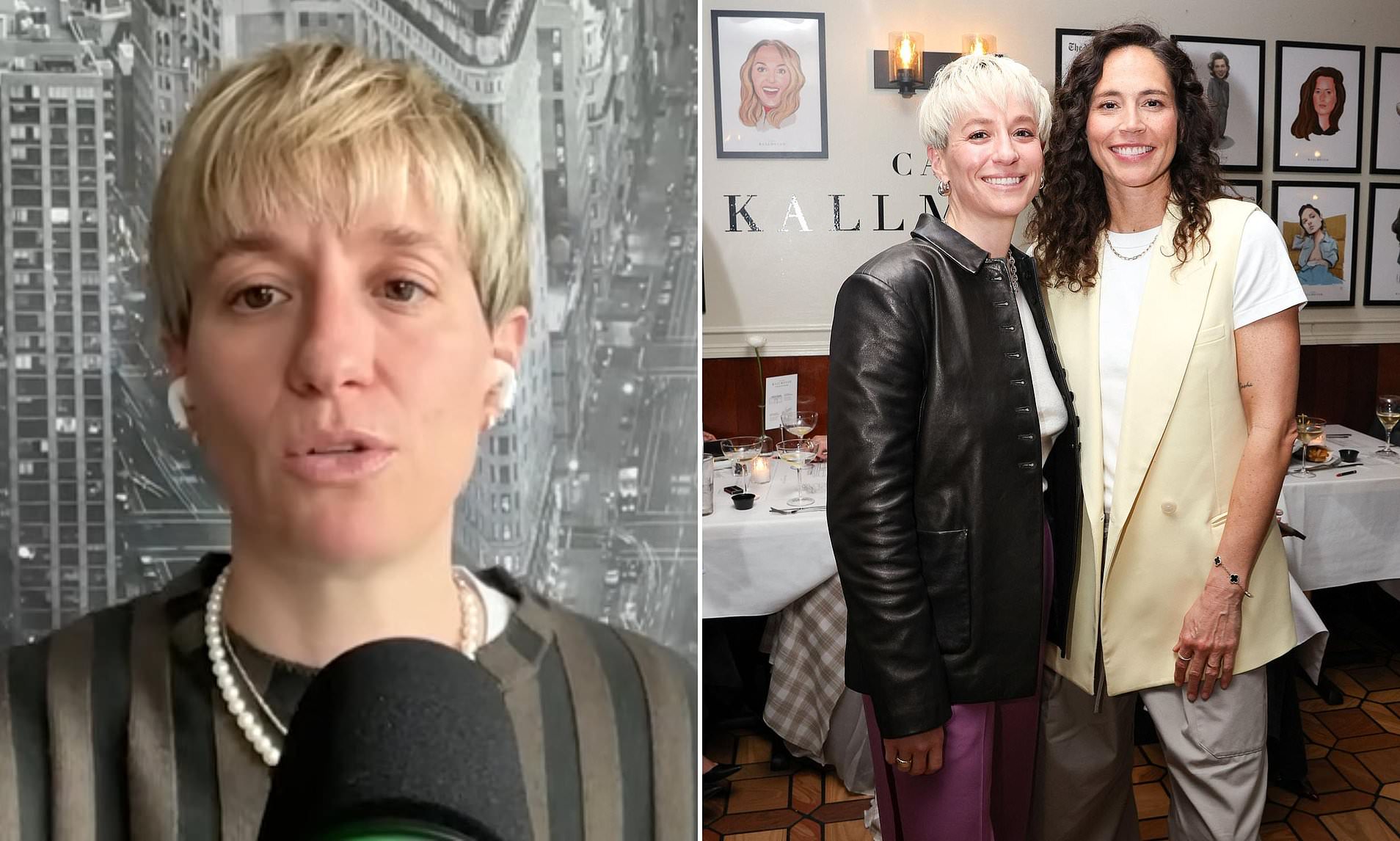 Fans poke fun at Megan Rapinoe as she makes solo return to joint ...