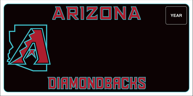 Arizona Diamondbacks unveil redesigned specialty license plate