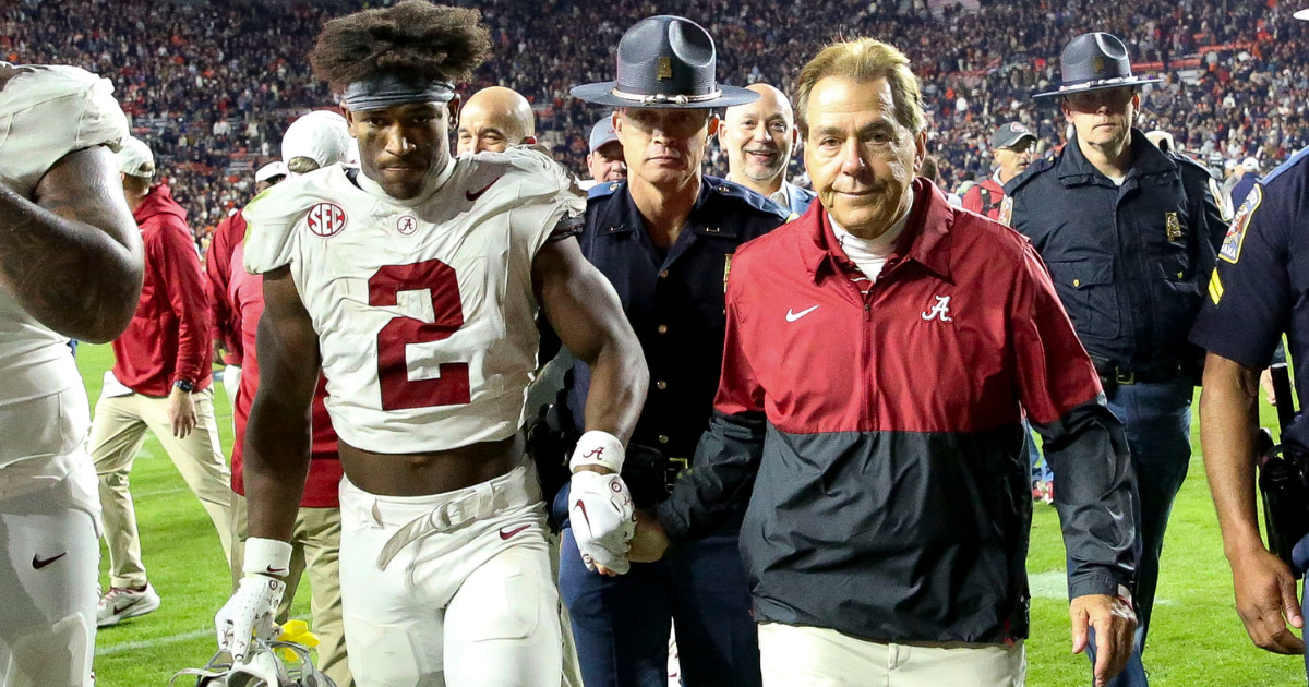 2026 NFL draft: Nick Saban reacts to Dallas Cowboys selecting Caleb ...