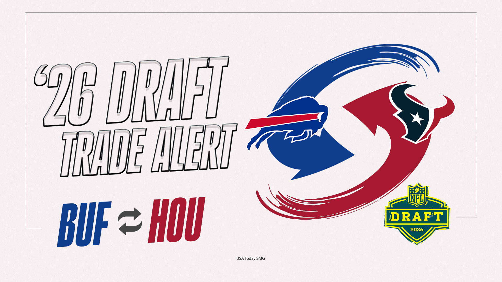 2026 NFL draft: Bills swing first-round trade with the Texans