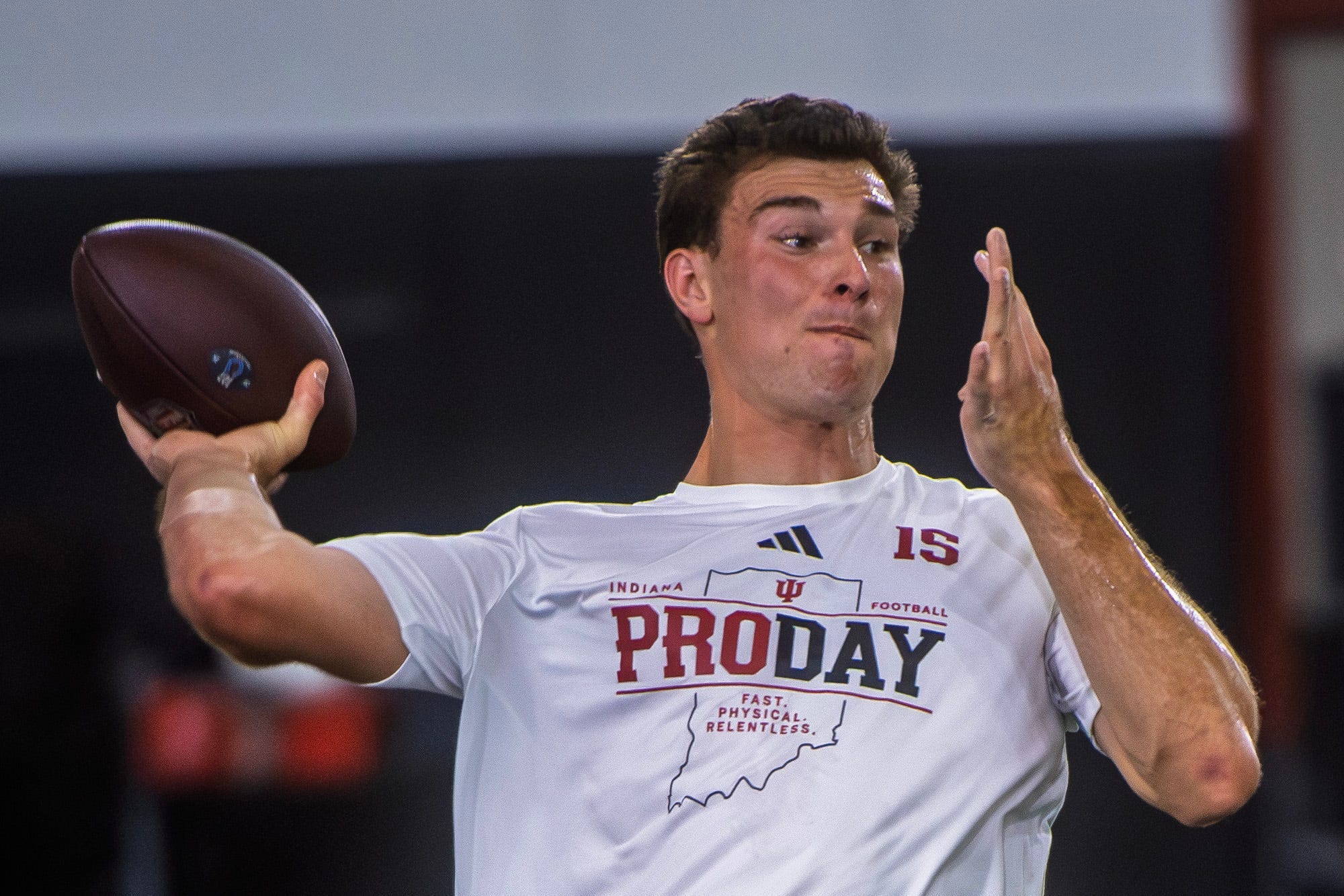 Fernando Mendoza fired up after going as first pick in 2026 NFL draft