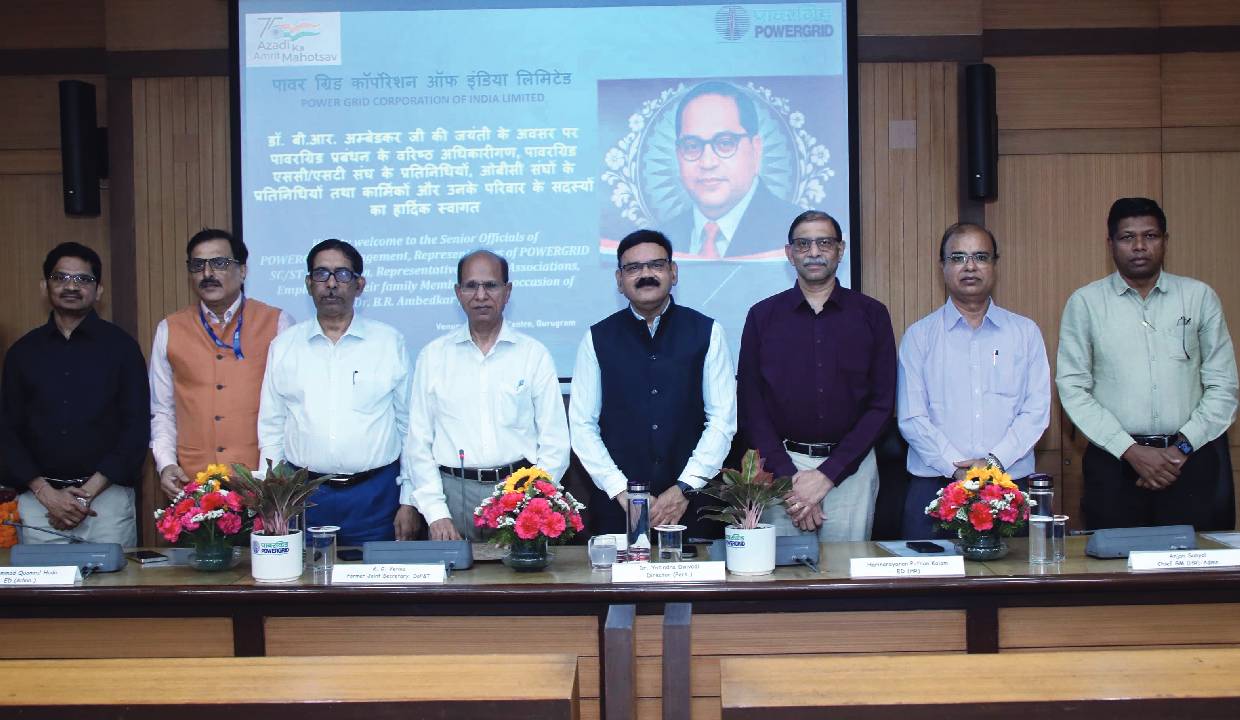 POWERGRID commemorates birth anniversary of Dr BR Ambedkar