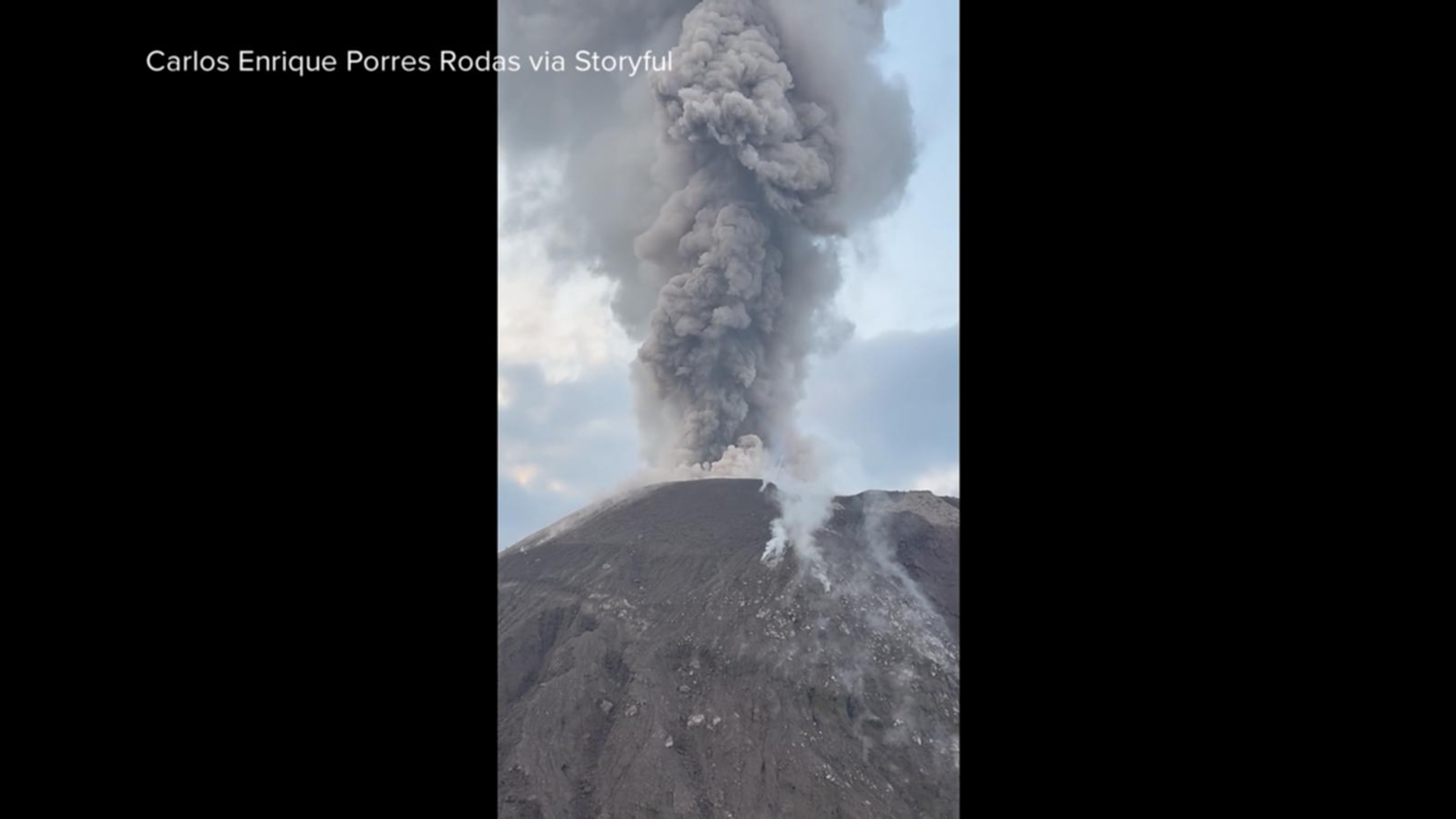 Guatemala volcano's eruption sends hikers in restricted area running ...