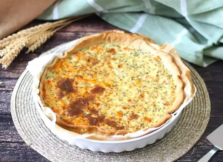 Pumpkin pie, for a simple and effective meal