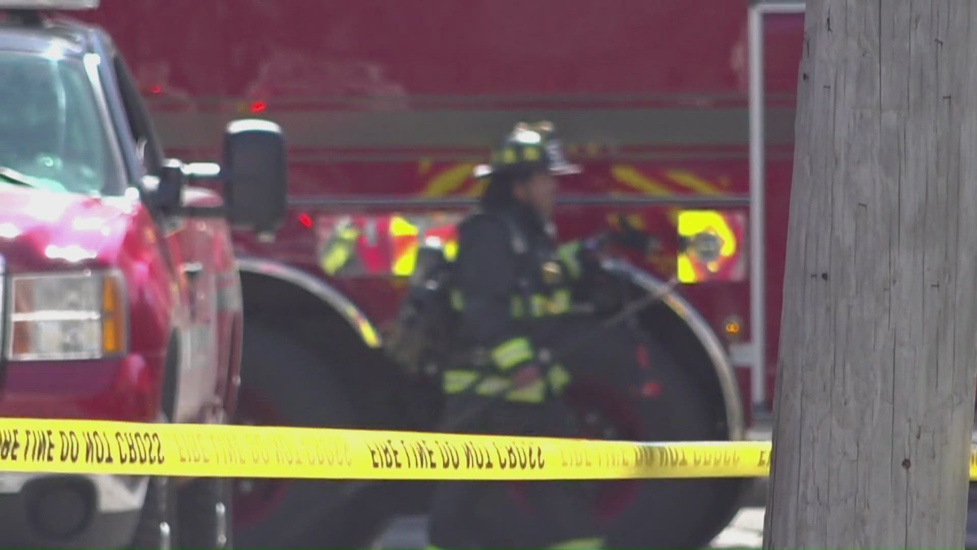 A Biddeford apartment fire prompted a multi-agency response on Thursday
