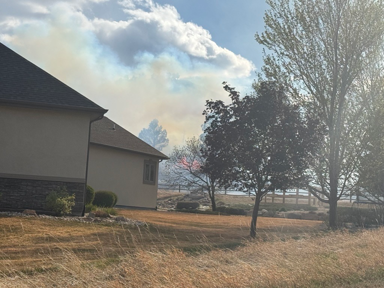 Live: Aircraft assisting in Fort Collins fire fight