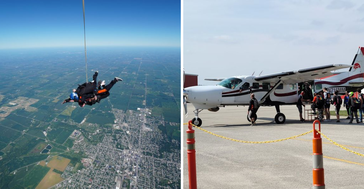The Indiana skydive spot where you jump from 13,000 feet and settle ...
