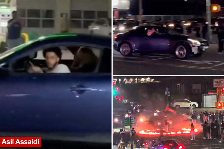 Reckless driver arrested in fiery car meet-up that wreaked havoc at NYC ...