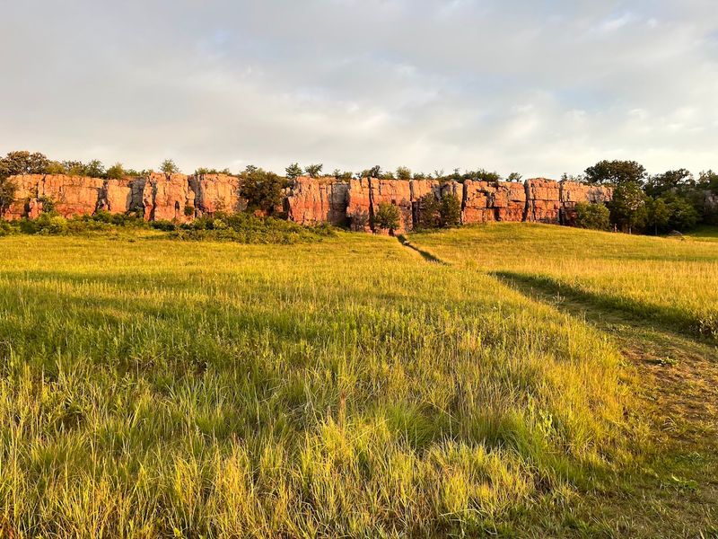 This 1.6-billion-year-old pink cliff in Minnesota looks like it was ...