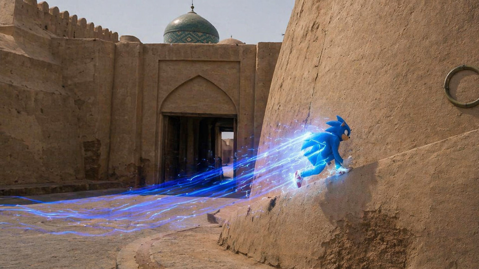 Sonic 2 in real life parkour shows high speed action