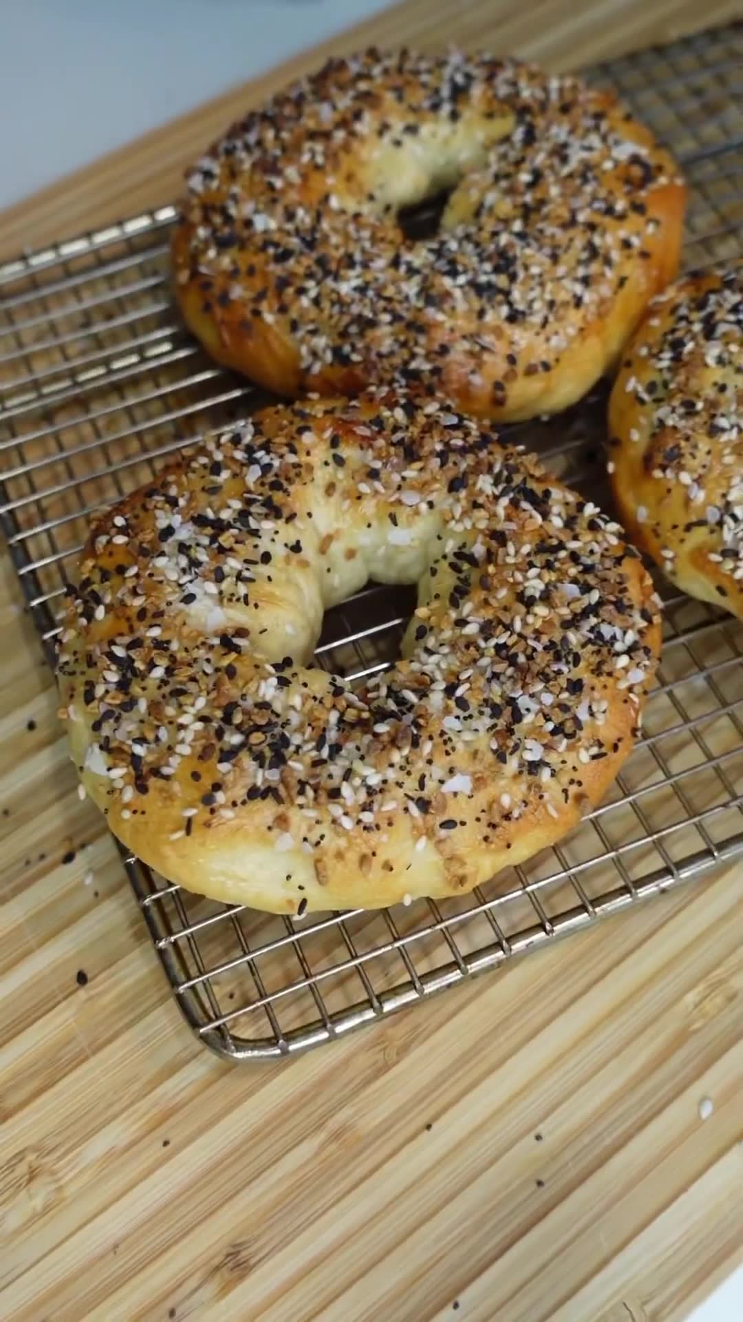 Fresh everything bagels made from scratch beat the bakery version
