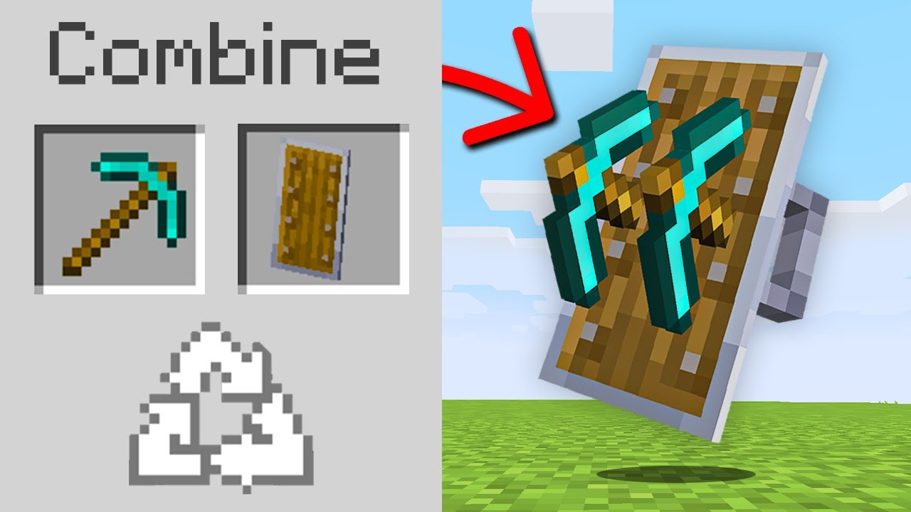 Minecraft, but there are custom shields