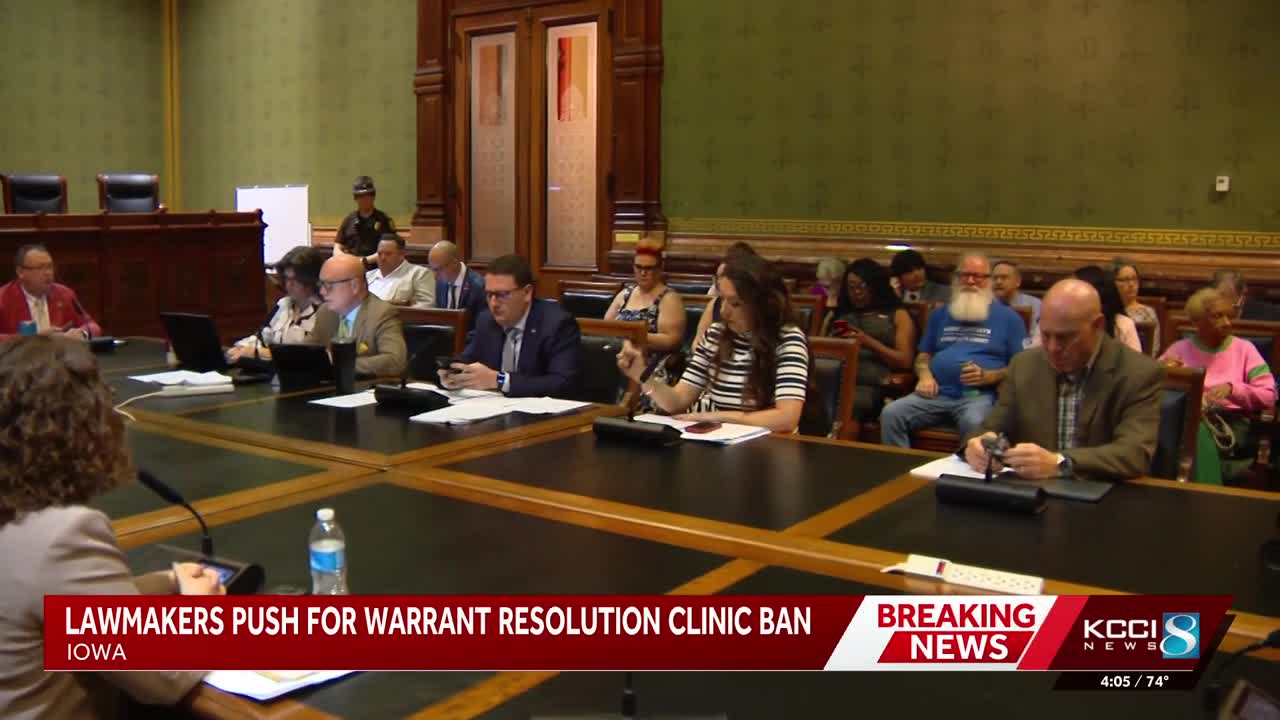 Lawmakers push for warrant resolution clinic ban