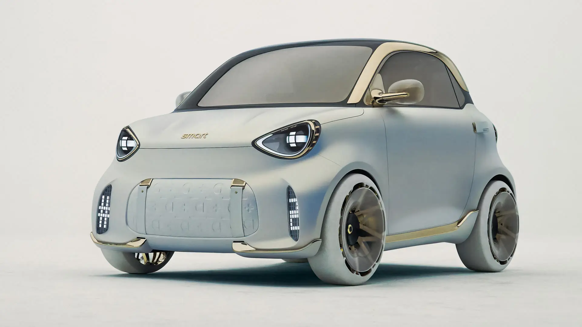 Smart ForTwo city car to return as #2 EV, previewed by concept