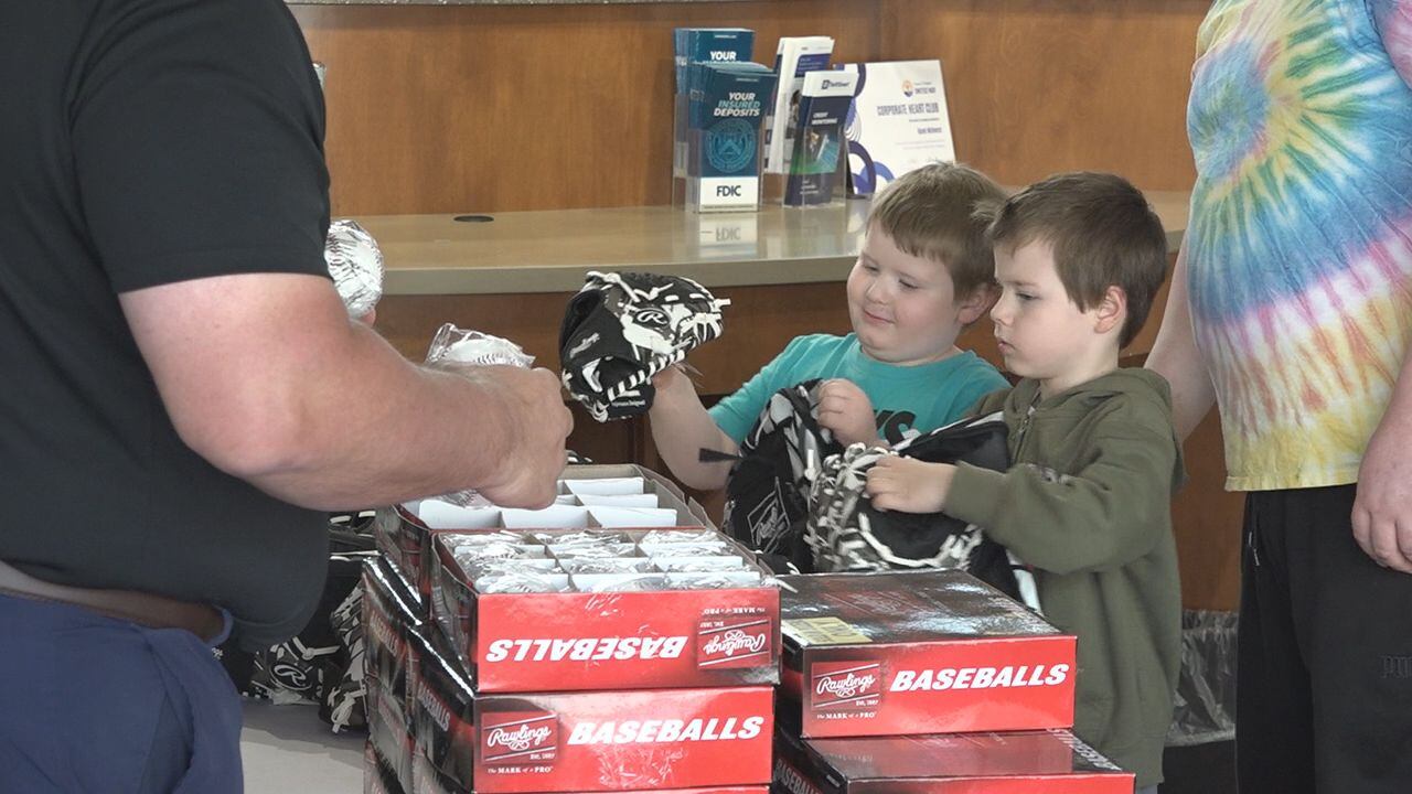 Baseball equipment giveaway getting local kids in the game