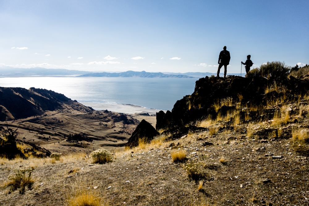 Drive 7 miles across the Great Salt Lake and the whole world changes on ...