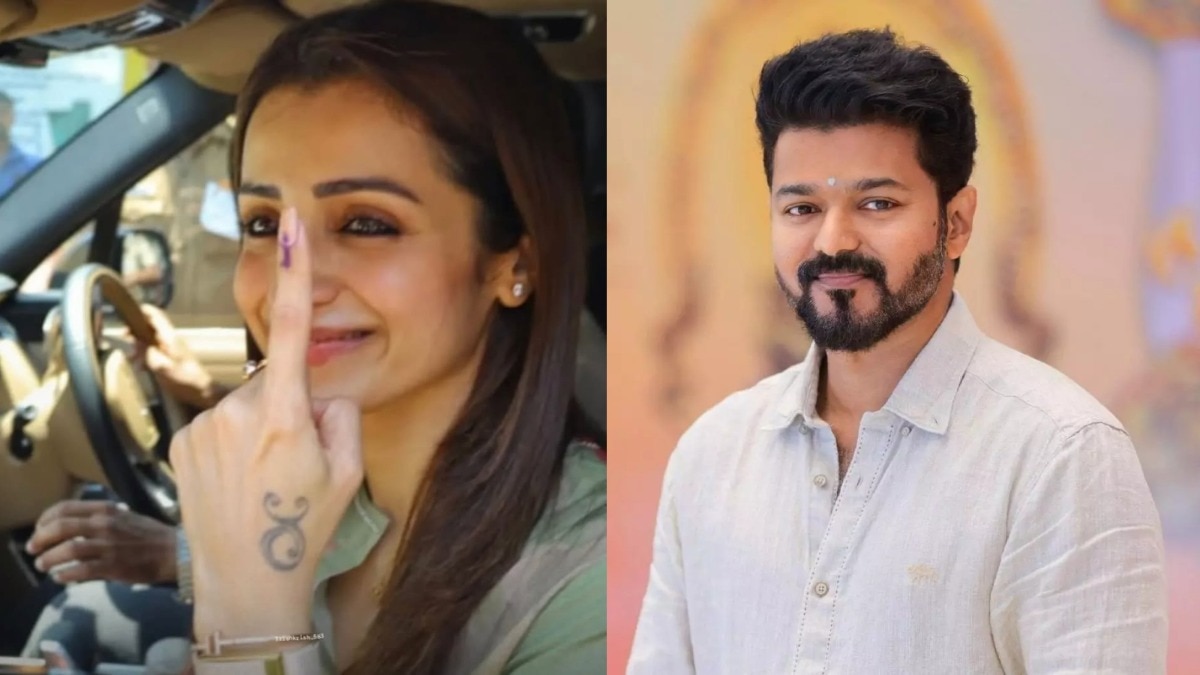 Actor Trisha's voting post on Instagram sets off Vijay-linked chatter ...