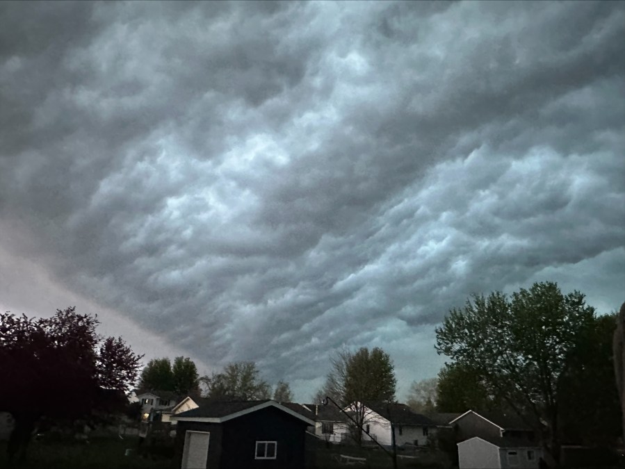 Photos: Storm clouds roll in during Thursday’s severe weather