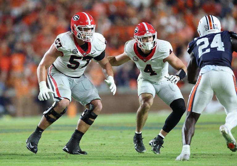 NFL draft: Carolina Panthers take Georgia OT Monroe Freeling in 2026 ...