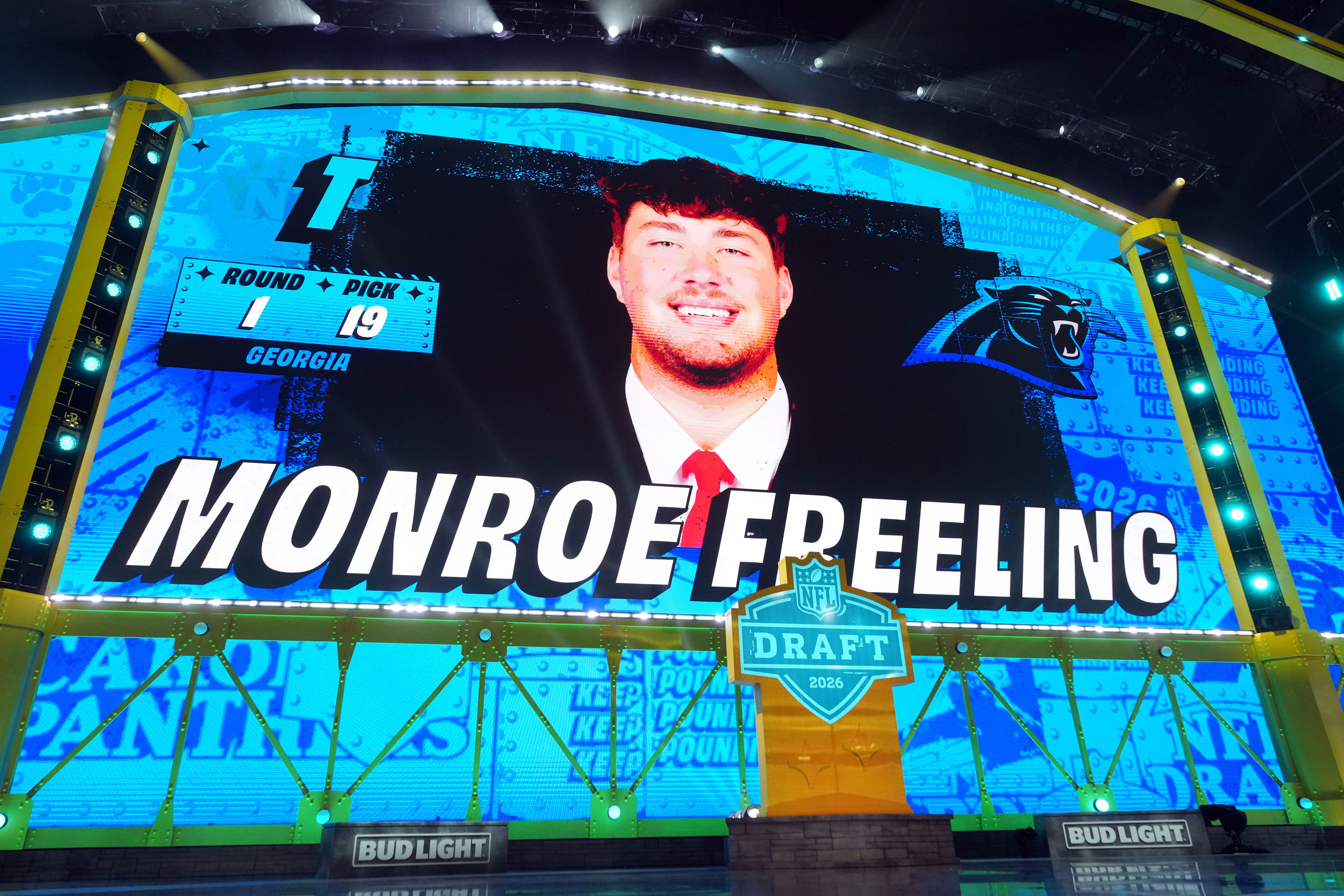 Panthers first round draft reacts survey: Grade the Monroe Freeling pick