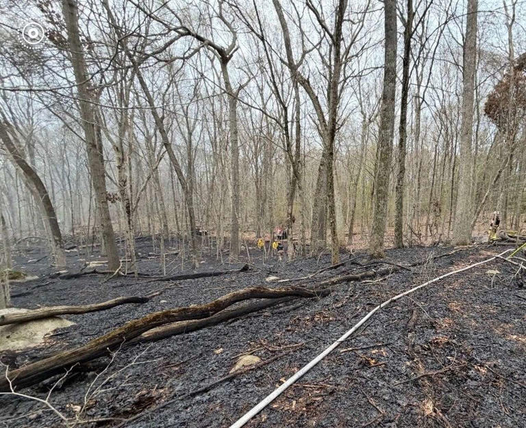 Large Ledyard brush fire contained after spreading to more than 5 acres ...
