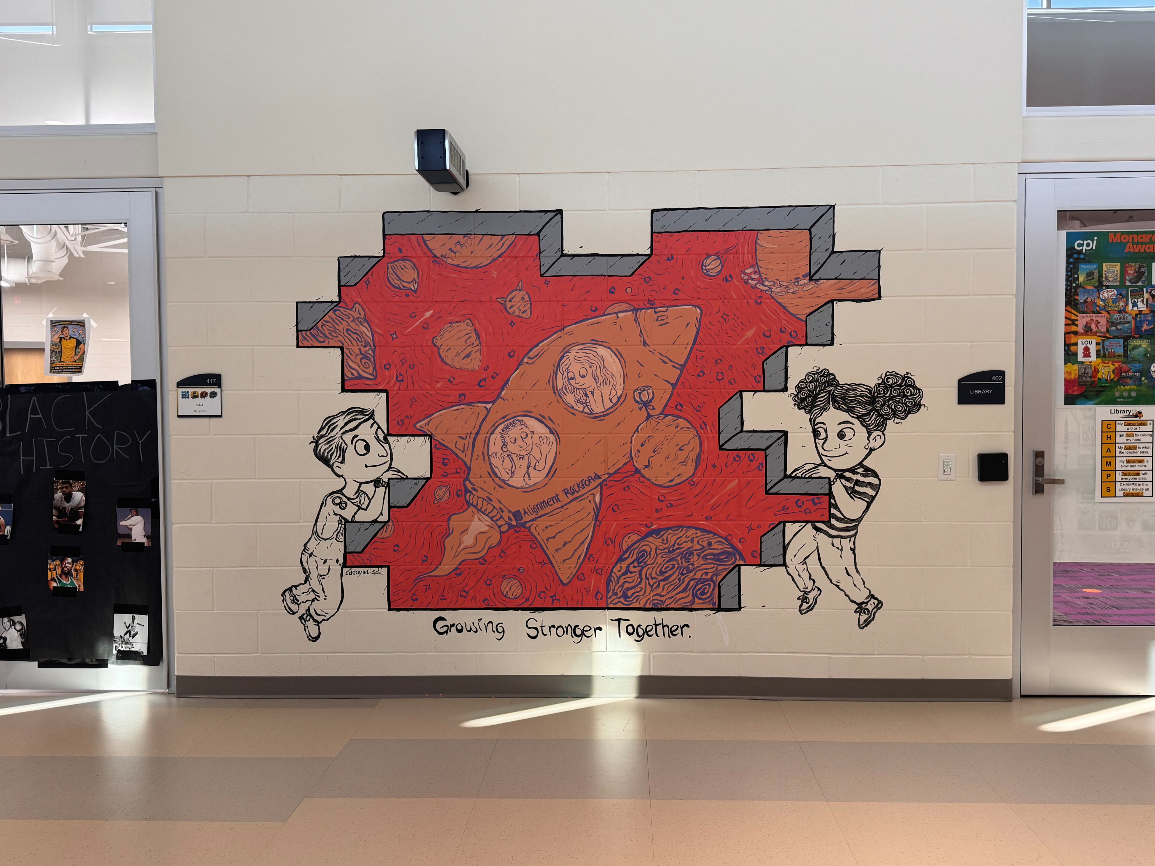 First Strong Schools mural unveiled at Constance Lane Elementary