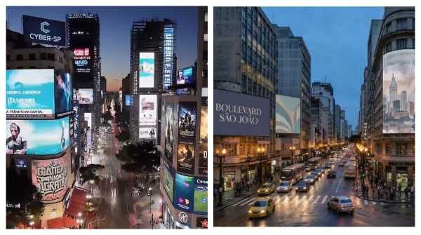 Justiça suspende 'Times Square paulistana', que prevê painéis gigantes ...