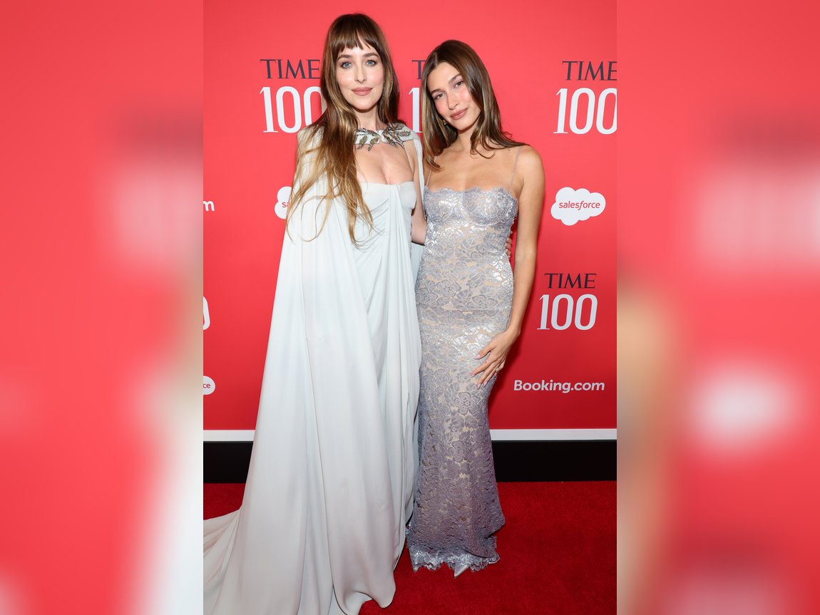 Dakota Johnson and Hailey Bieber shine at "Time 100" gala