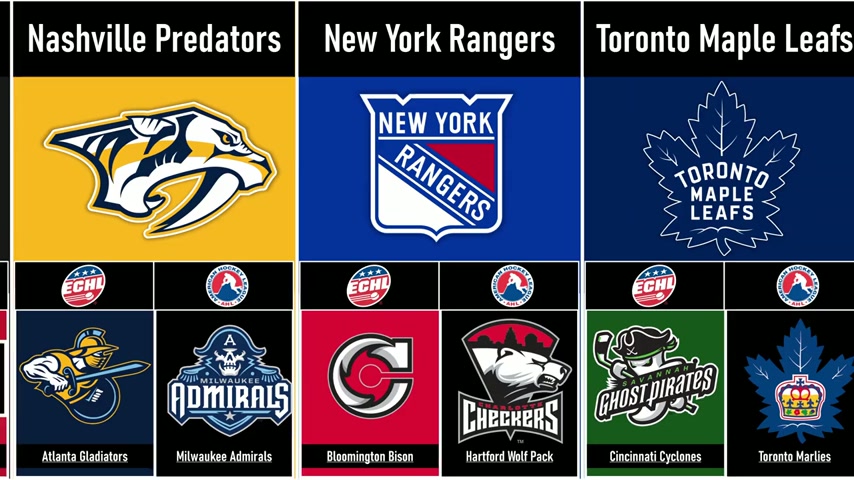 Every NHL team’s AHL & ECHL affiliates (updated list)