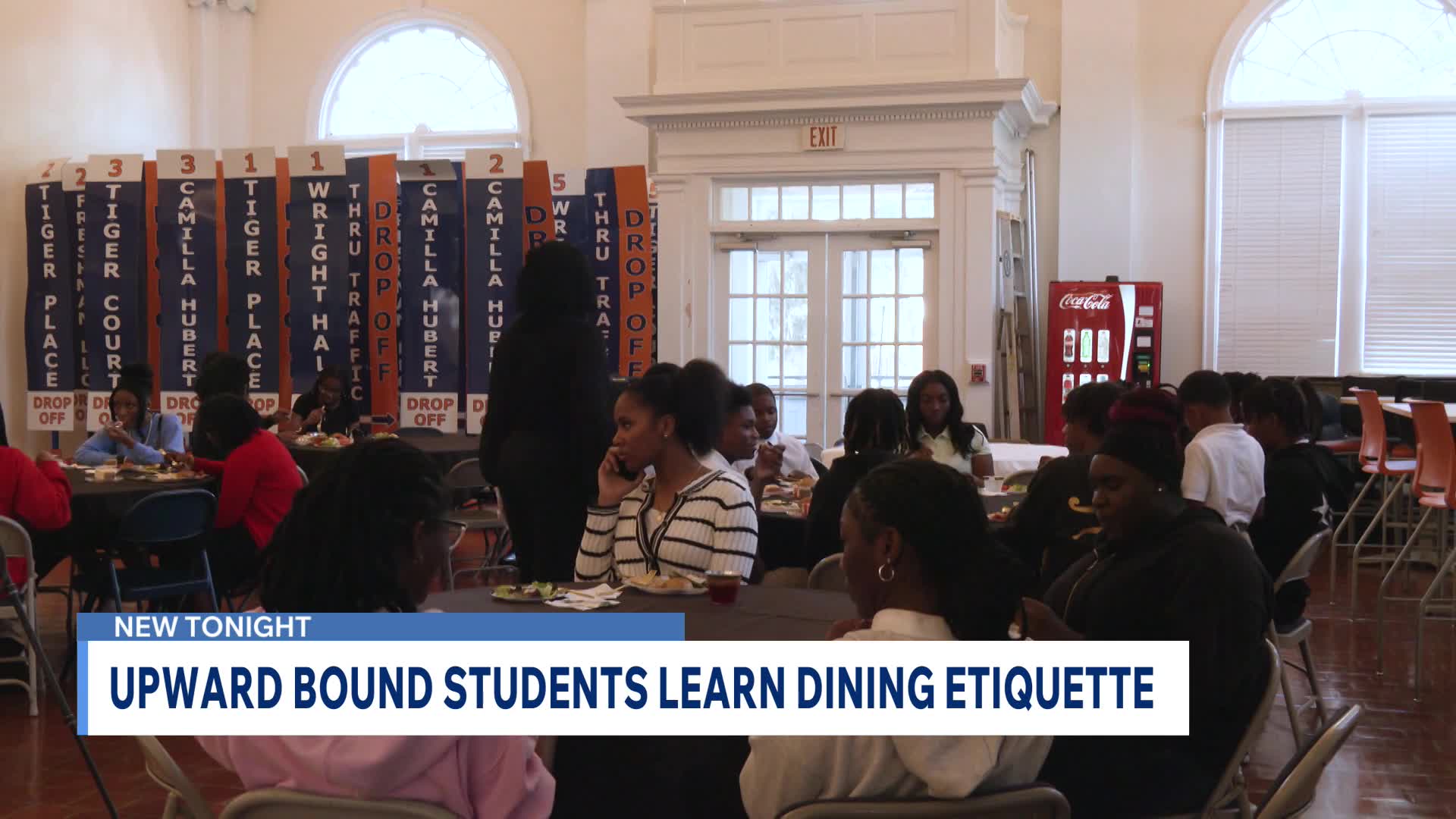 Students take etiquette lesson ahead of Upward Bound 60th anniversary