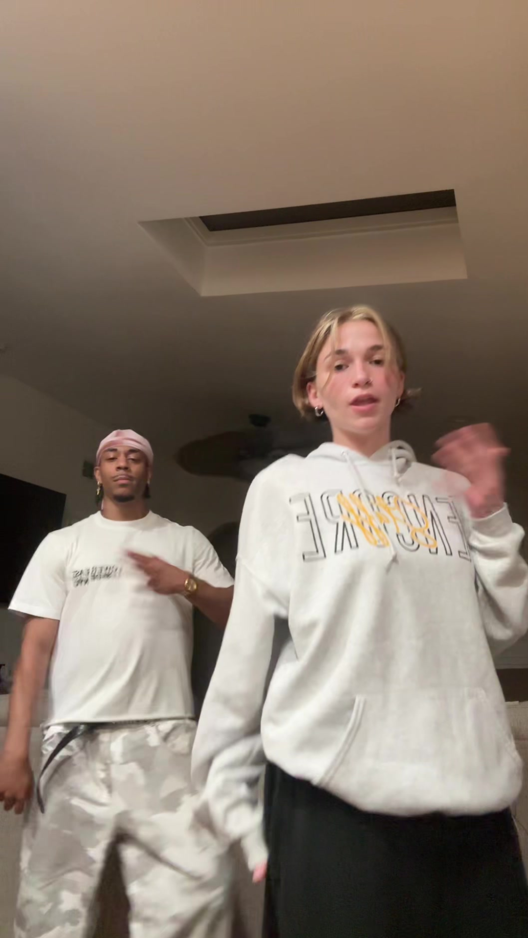 Unexpected reunion: Andrea Posner and Caleb Green moment